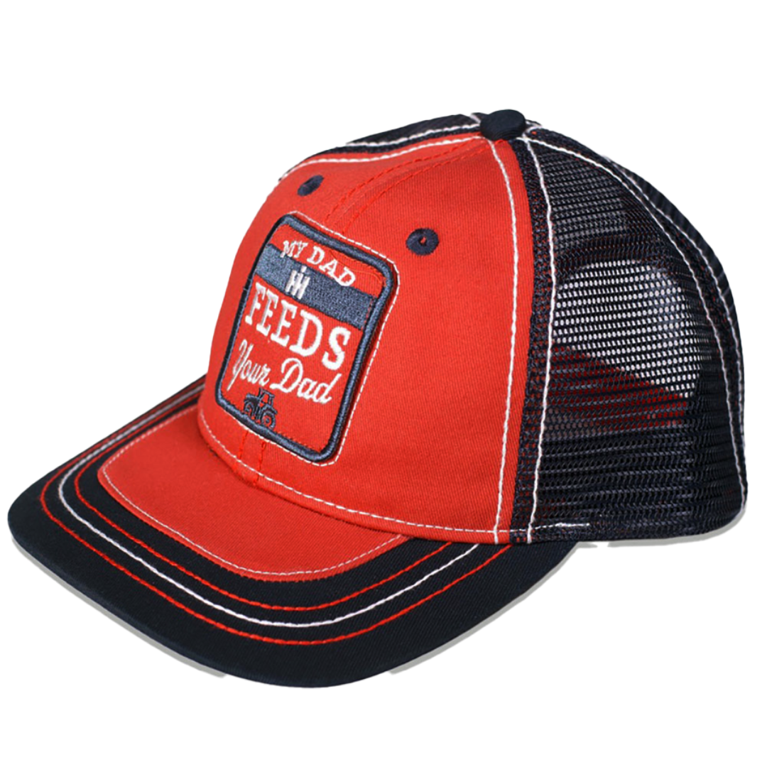 International Harvester® "My Dad Feeds Your Dad" Toddler Trucker Cap